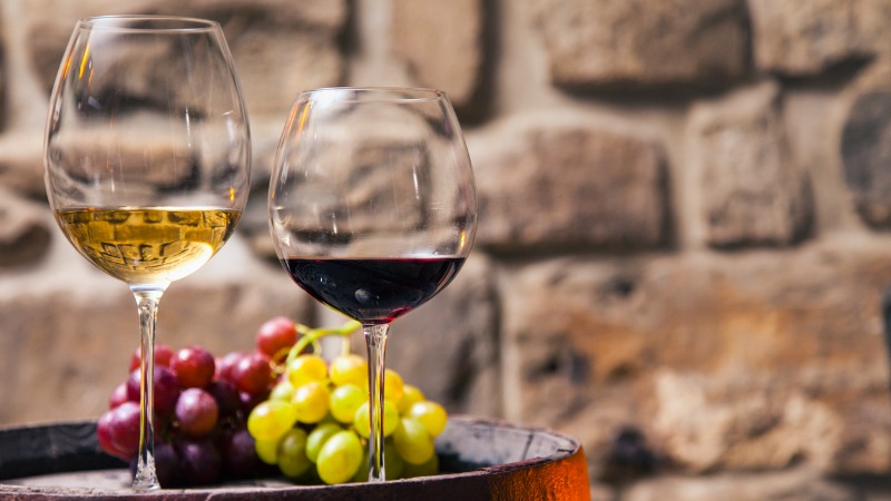 Het verschil tussen rode en witte wijn